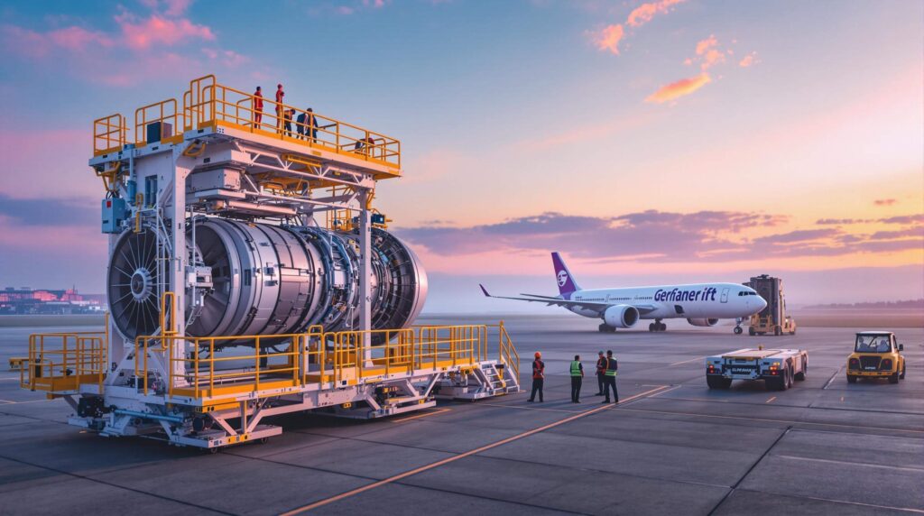 Custom Engine Stand Solutions for Military Aviation • Royal air Maroc
